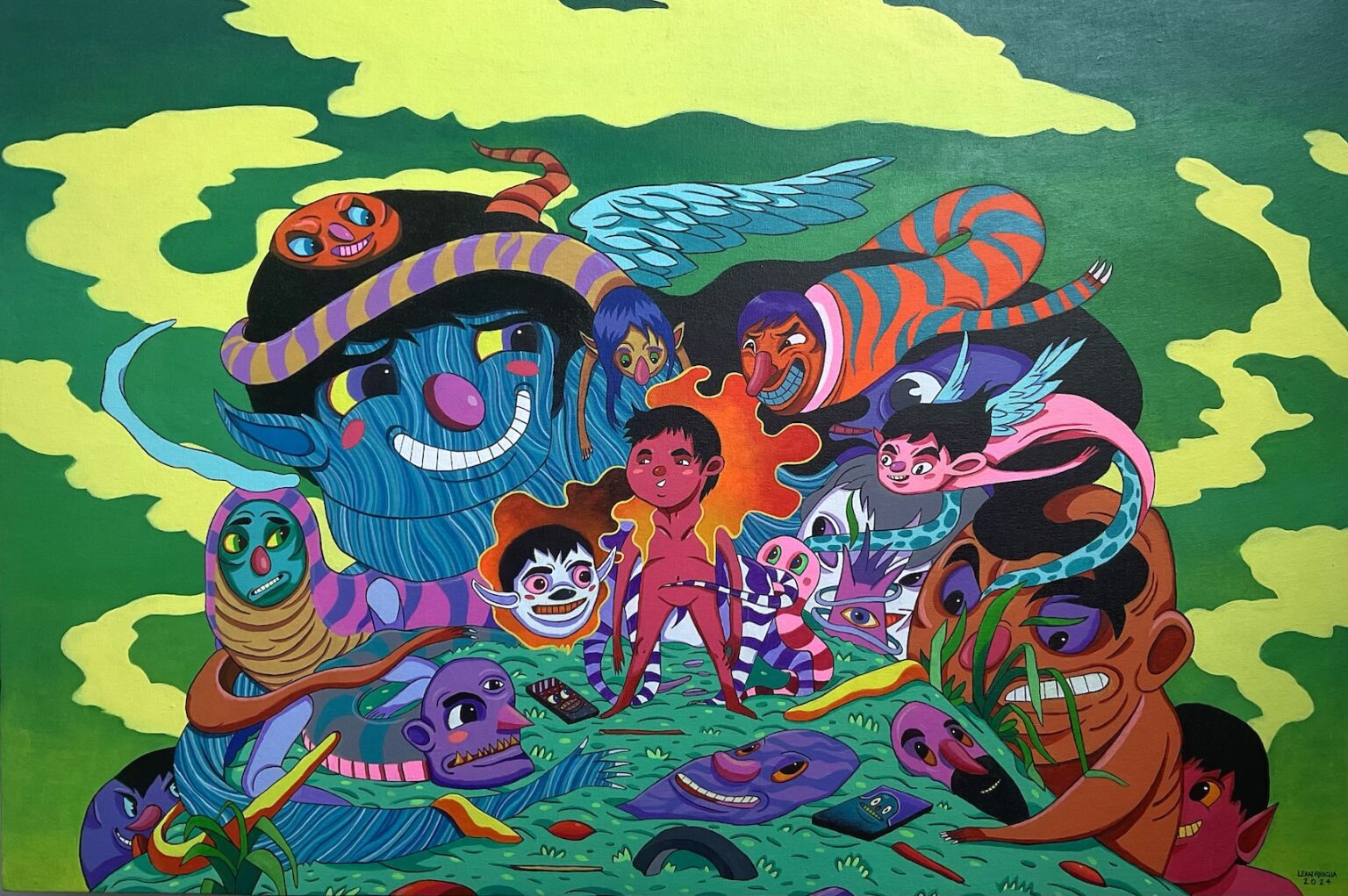 Artist Lean Reboja gives viewers a peek at monsters and critters in ...