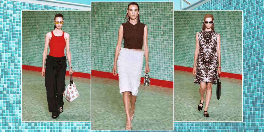 Tory Burch takes the plunge in sporty, serene SS25 collection at NYFW ...