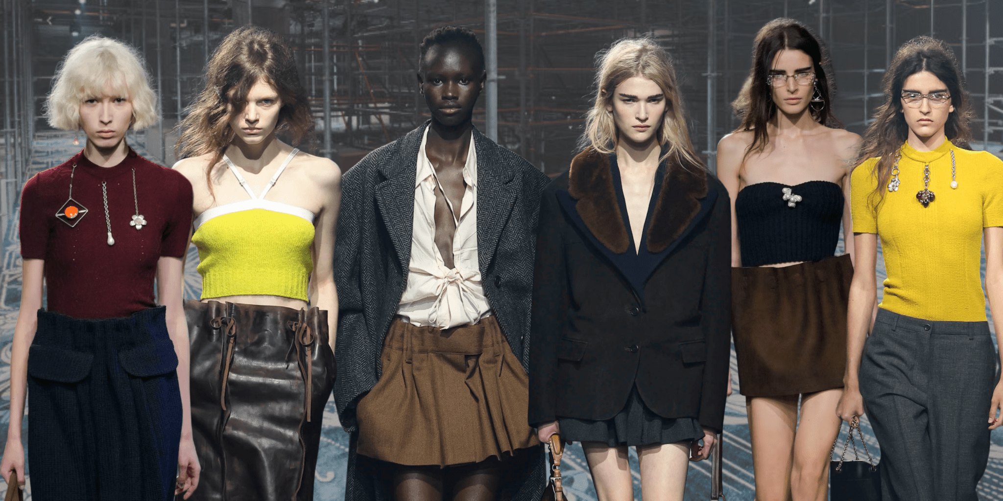 Prada’s F/W 2025 collection explores a different color of femininity ...